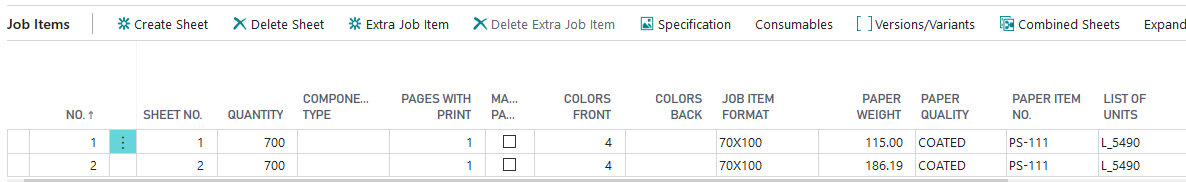 Price List setup - PrintVis Documentation